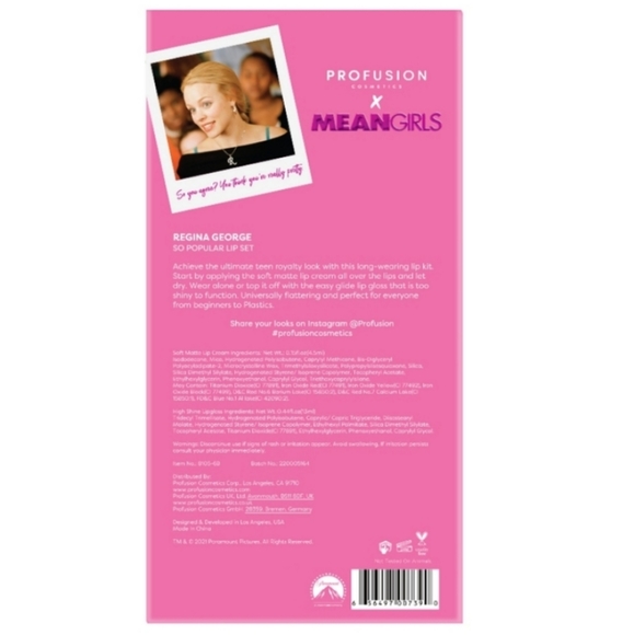 Sephora | Makeup | Mean Girls Regina George So Popular Lip Duo | Poshmark